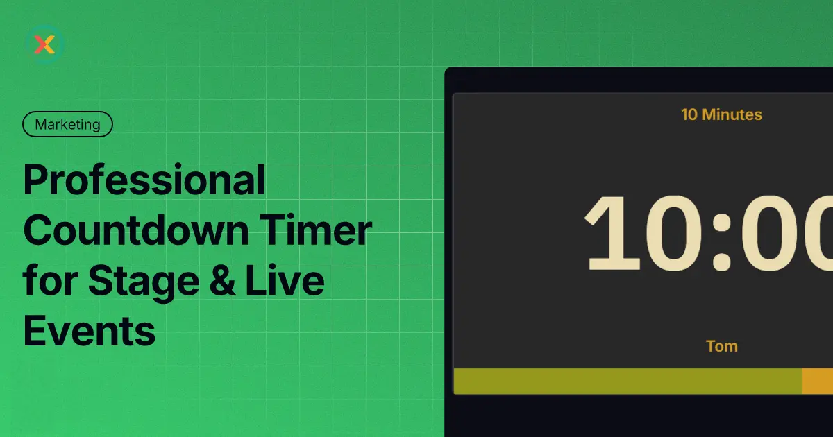Welcome Back Xtimer App Remote Controlled Countdown Timer